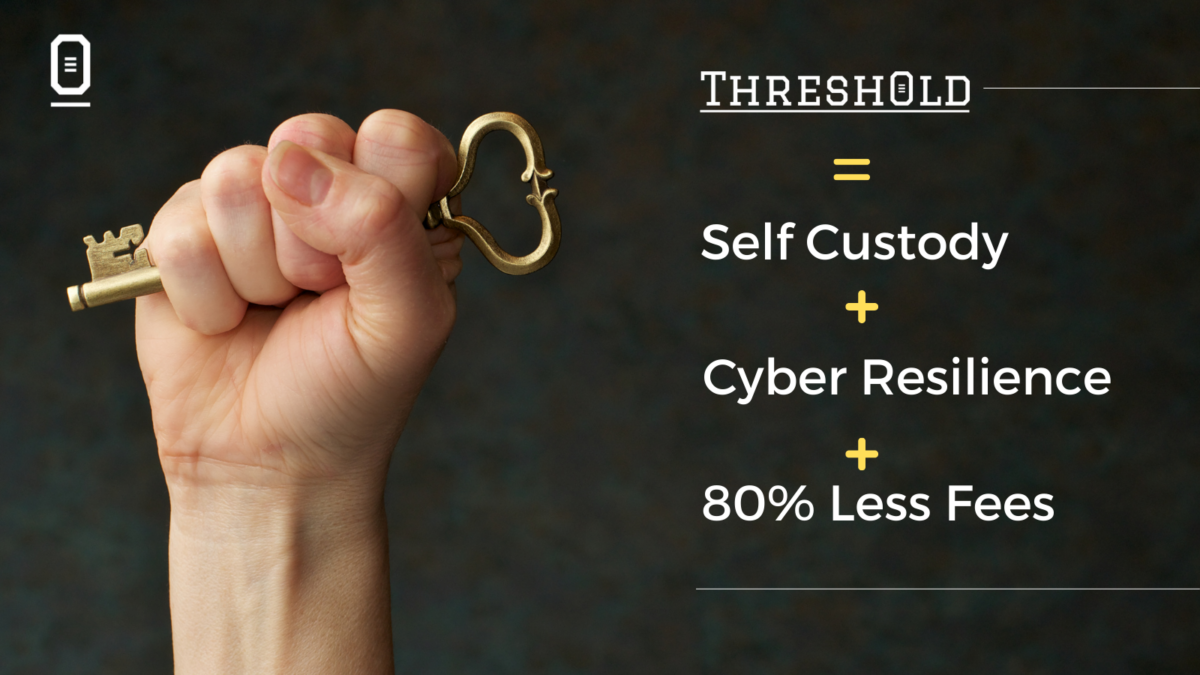 Self Custody + Cyber Resilience + 80% Less Fees = THRESH0LD - THRESH0LD ...